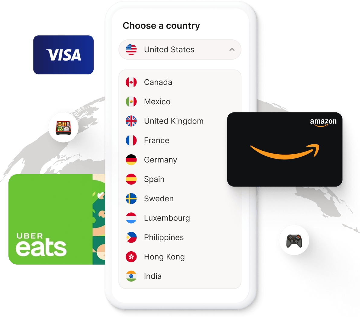 Send a gift card store